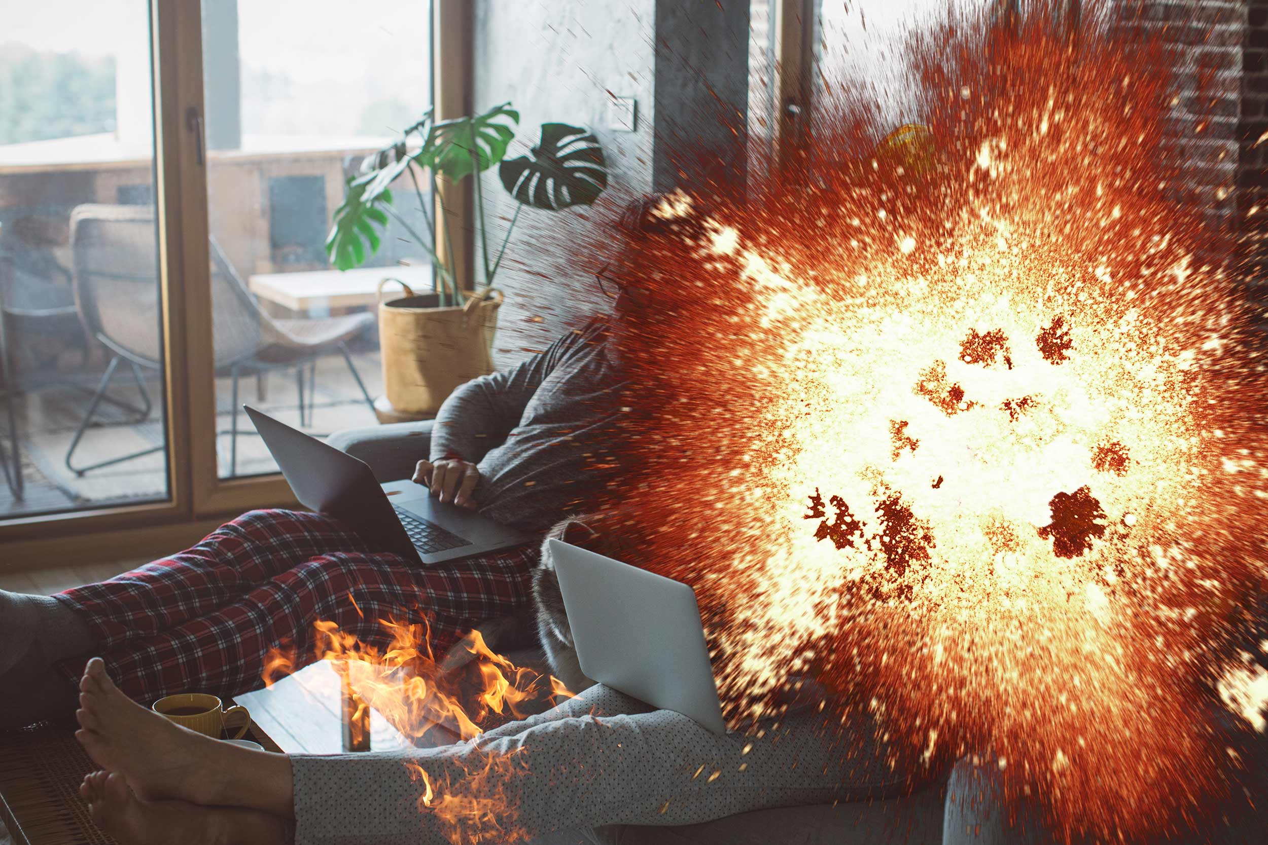 Los pijamas, sometidos a una frecuencia de uso para la que no estaban ...