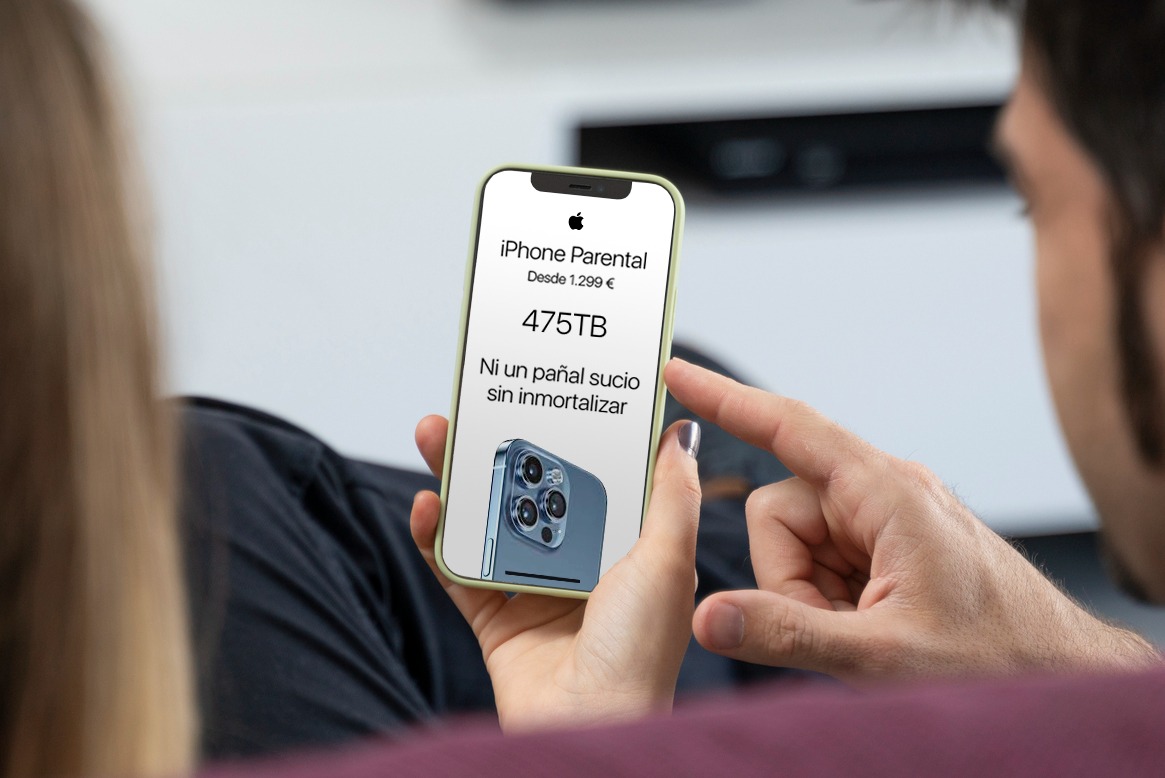 Apple lanza un iPhone para padres primerizos con 475 TB de almacenamiento | El Mundo Today