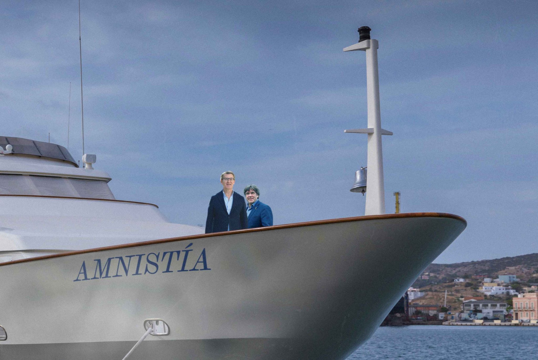 Publican una incómoda fotografía de Alberto Núñez Feijóo en el yate ...